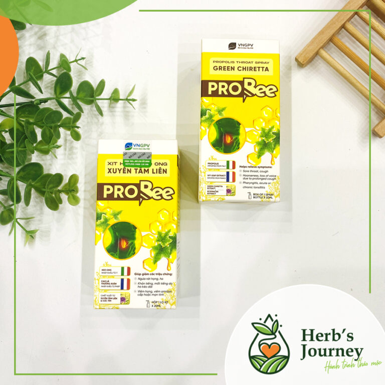PROBee Xịt Họng Keo Ong - VN GPV - 20ml - Giảm Ho, Dịu Họng